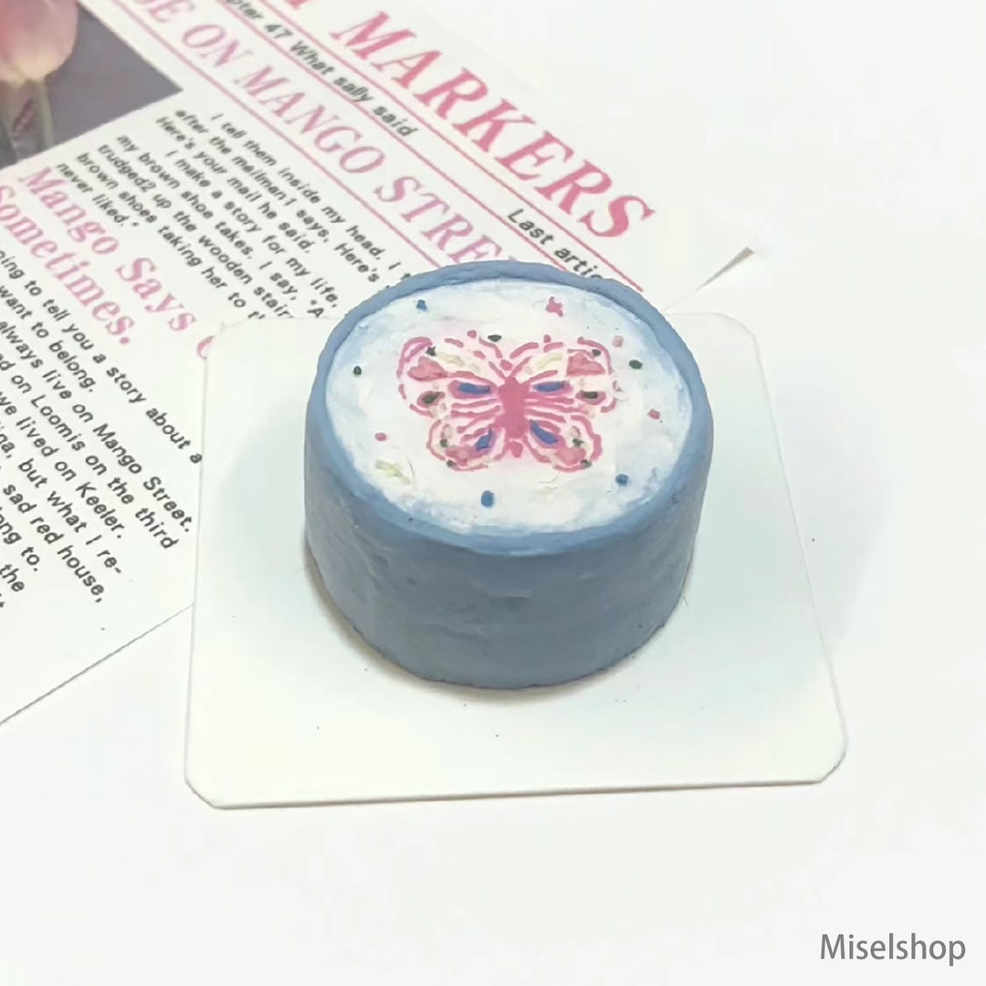 Miniature Butterfly Cakes, Miniature Cake, Miniature Clay Cake ...