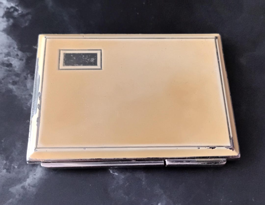 Rowenta Powder Compact, Rare Windshield Wiper Mirror Design. Art Deco ...