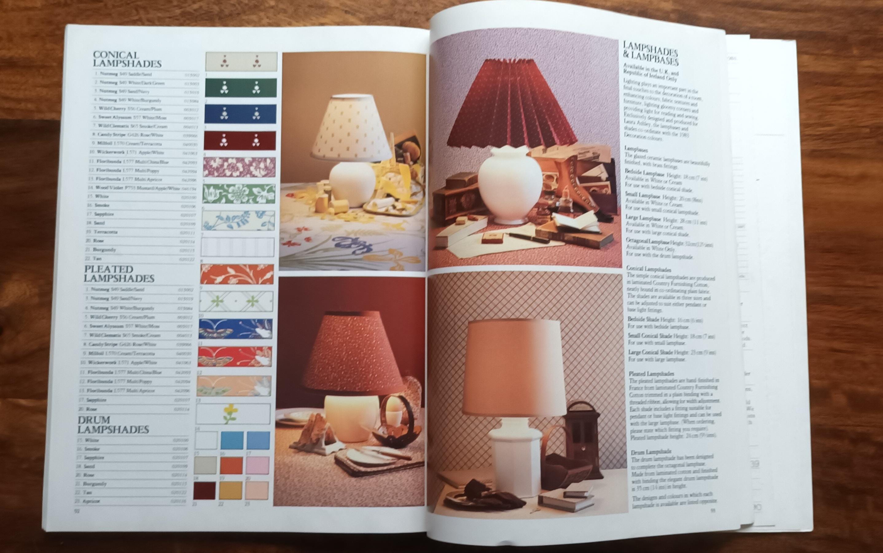 Laura Ashley Home Decor Catalogue 1983, Vintage Interior Design ...