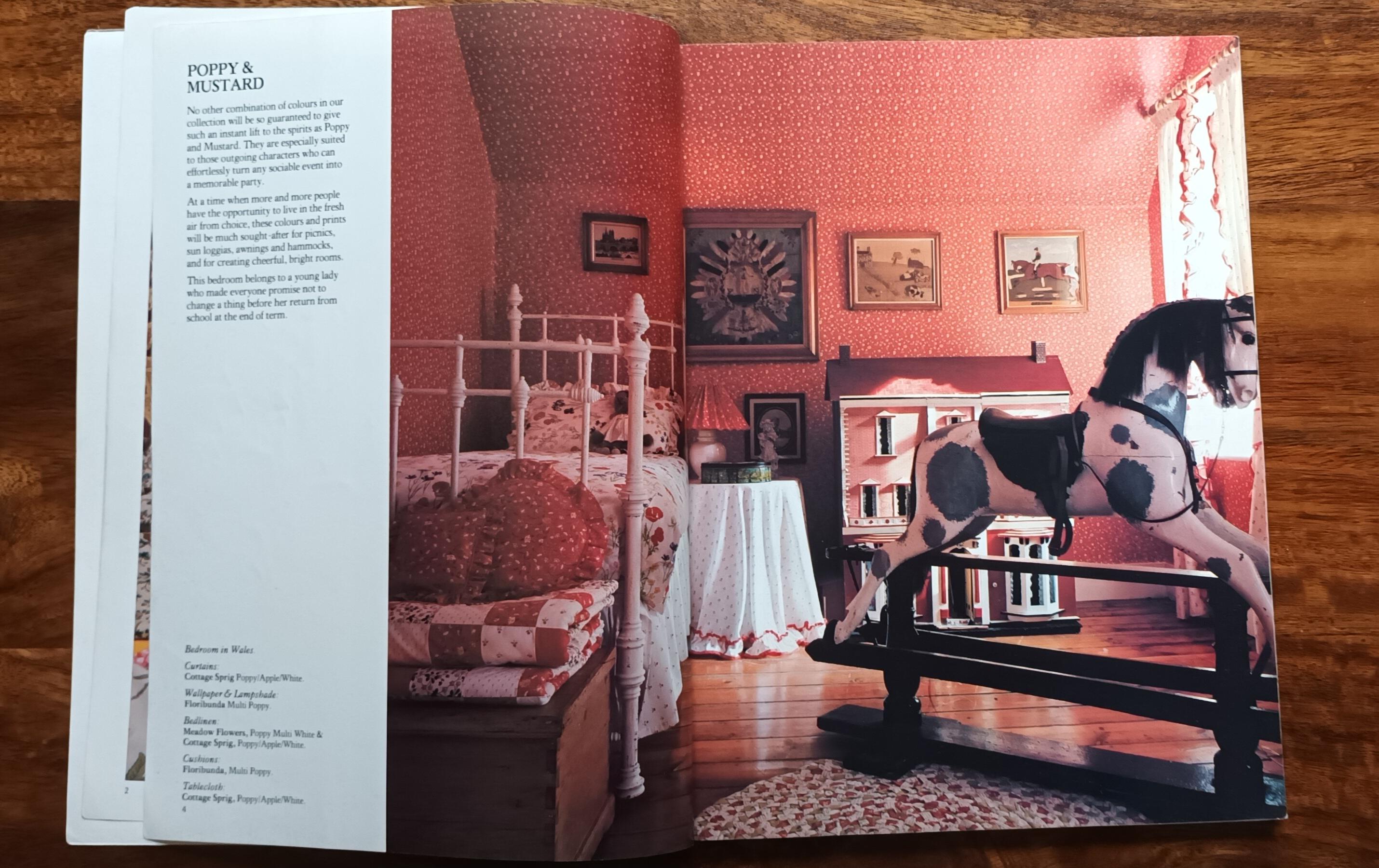 Laura Ashley Home Decor Catalogue 1983, Vintage Interior Design ...