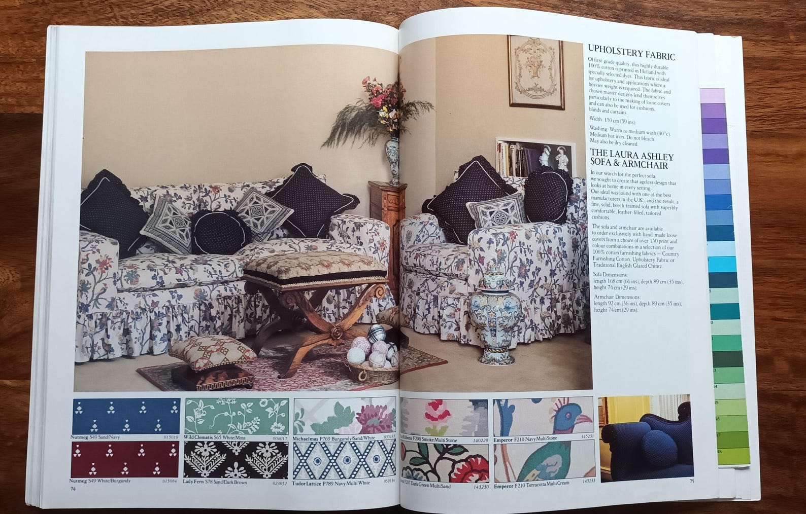 Laura Ashley Home Decor Catalogue 1983, Vintage Interior Design ...