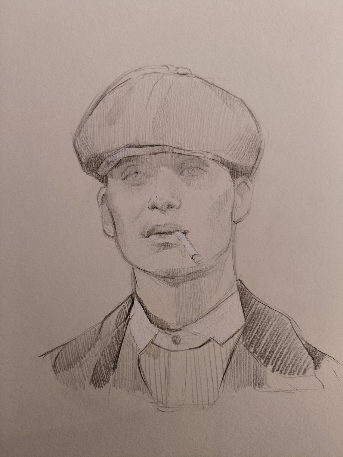 Tommy Shelby Original Drawing - Etsy