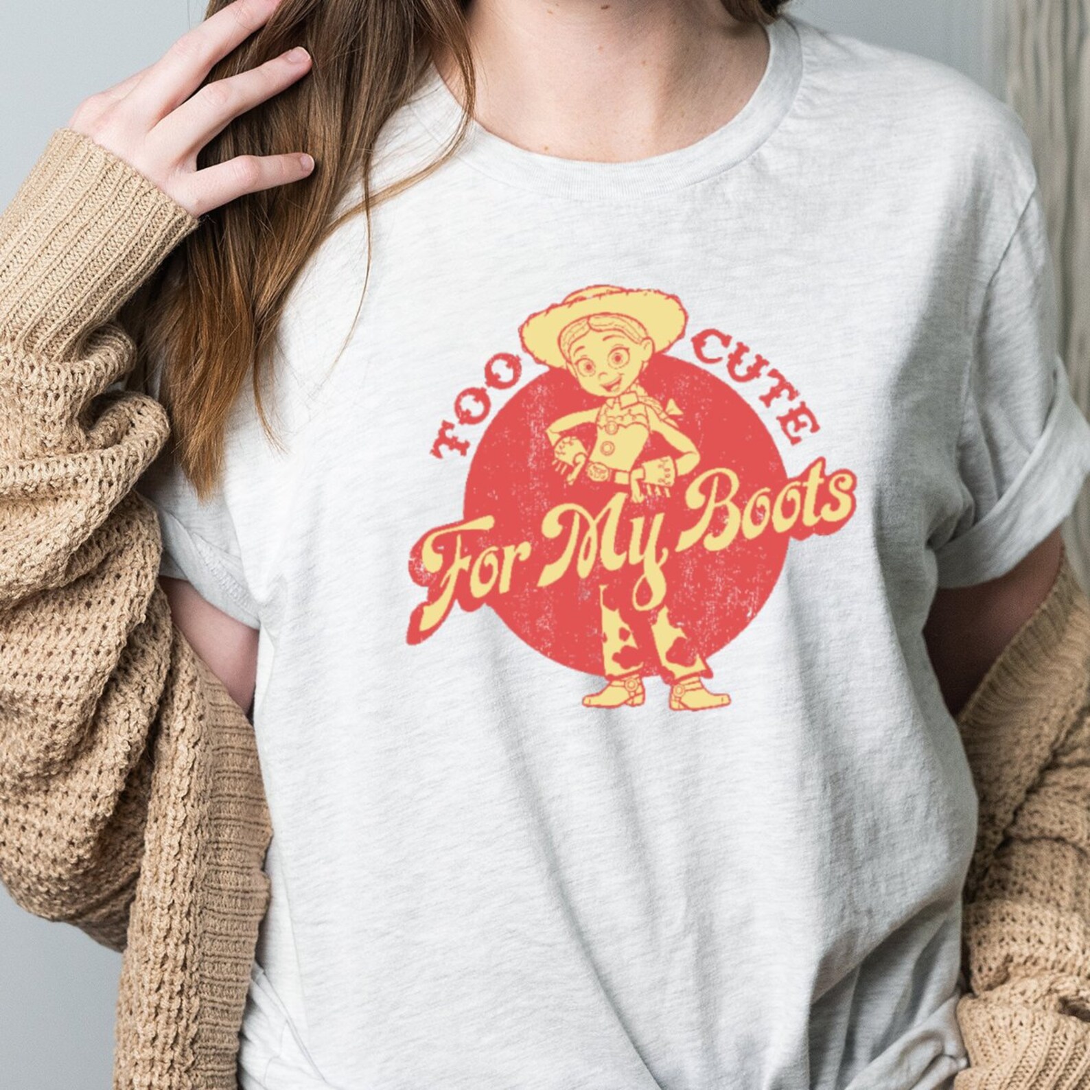 Toy Story 4 Jessie Too Cute Gor My Boots T-shirt, Family Matching Tee ...