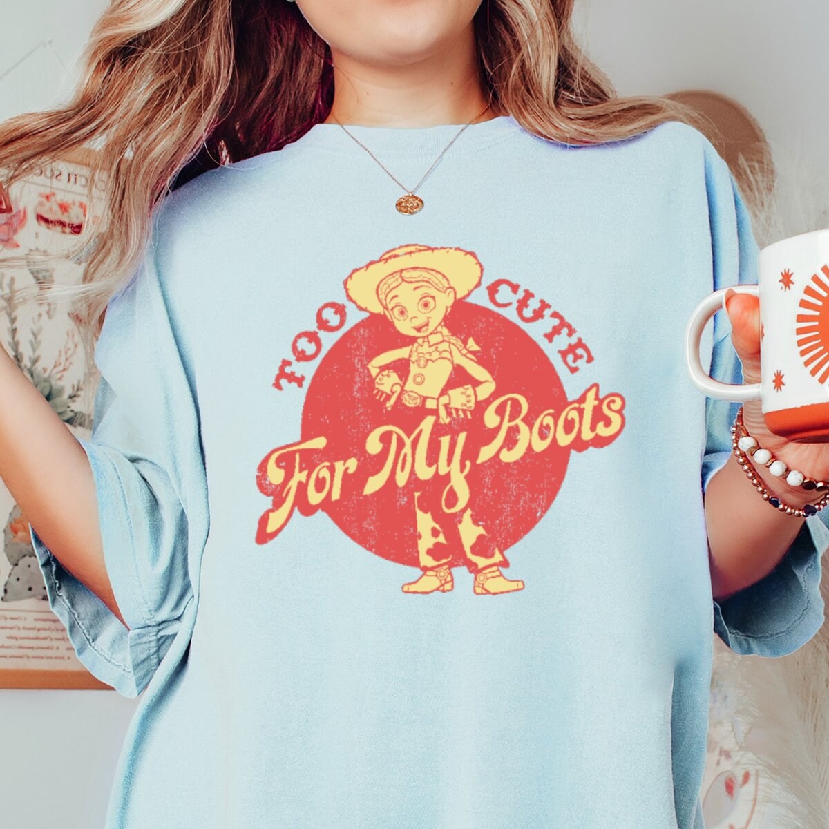 Toy Story 4 Jessie Too Cute Gor My Boots T-shirt, Family Matching Tee ...