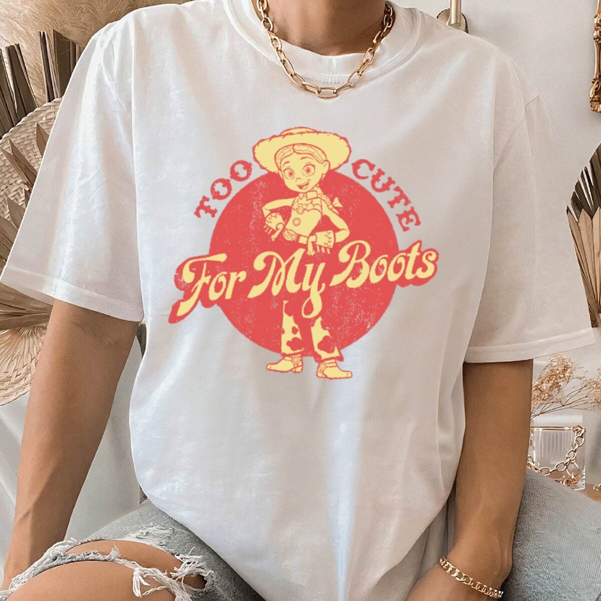 Toy Story 4 Jessie Too Cute Gor My Boots T-shirt, Family Matching Tee ...