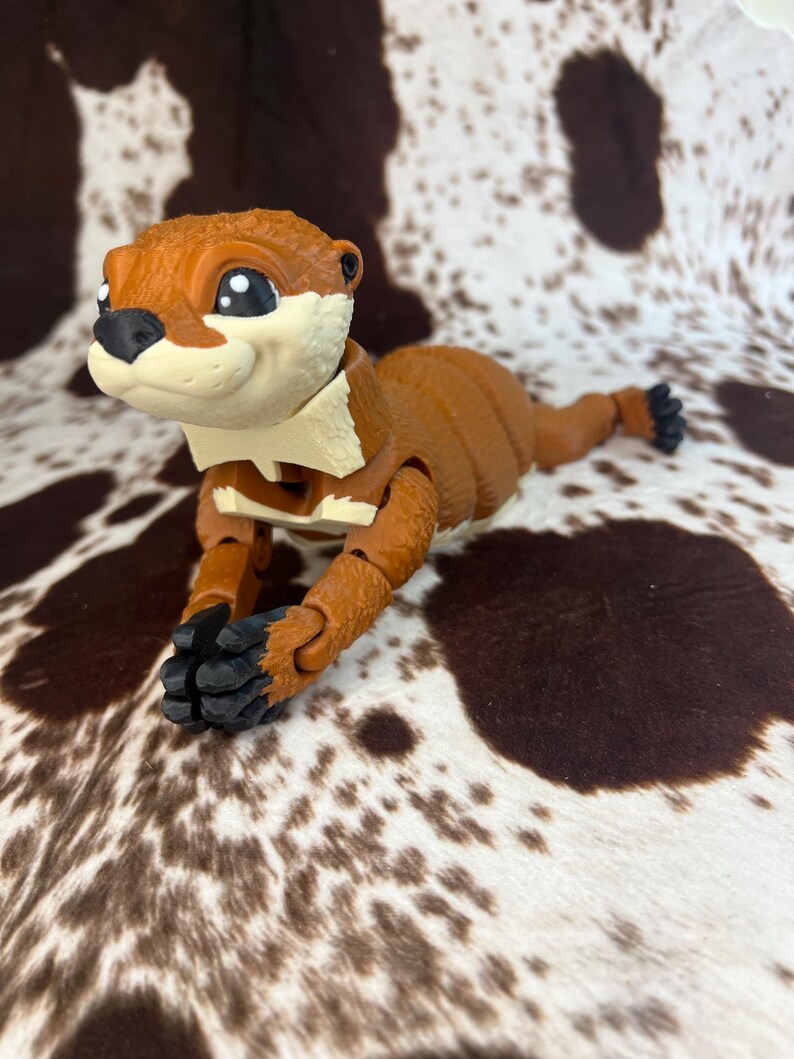 Matmire Makes 3D Printed Articulated River Otter - Etsy