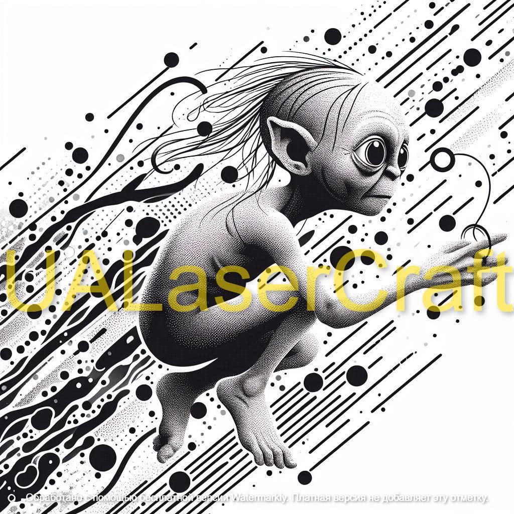 Gollum PNG | Cricut Cutting File | T-shirt, Sticker, Mug Wrap ...
