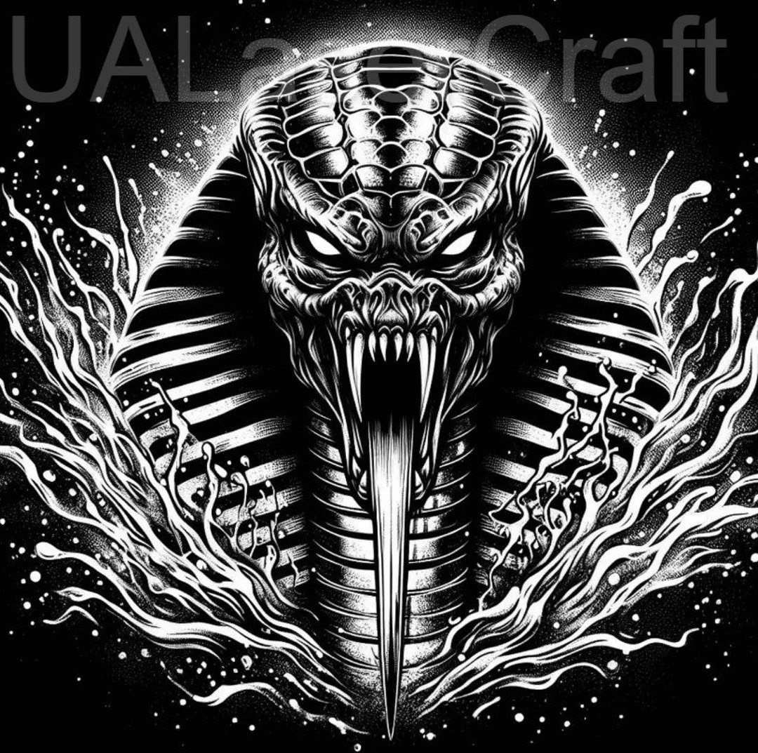 Cobra & Snake Patterns Digital Art – Reptile Design – Printable Wall ...