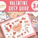 Valentine Busy Book, Activity for Kids, Homeschool Learning Prints ...