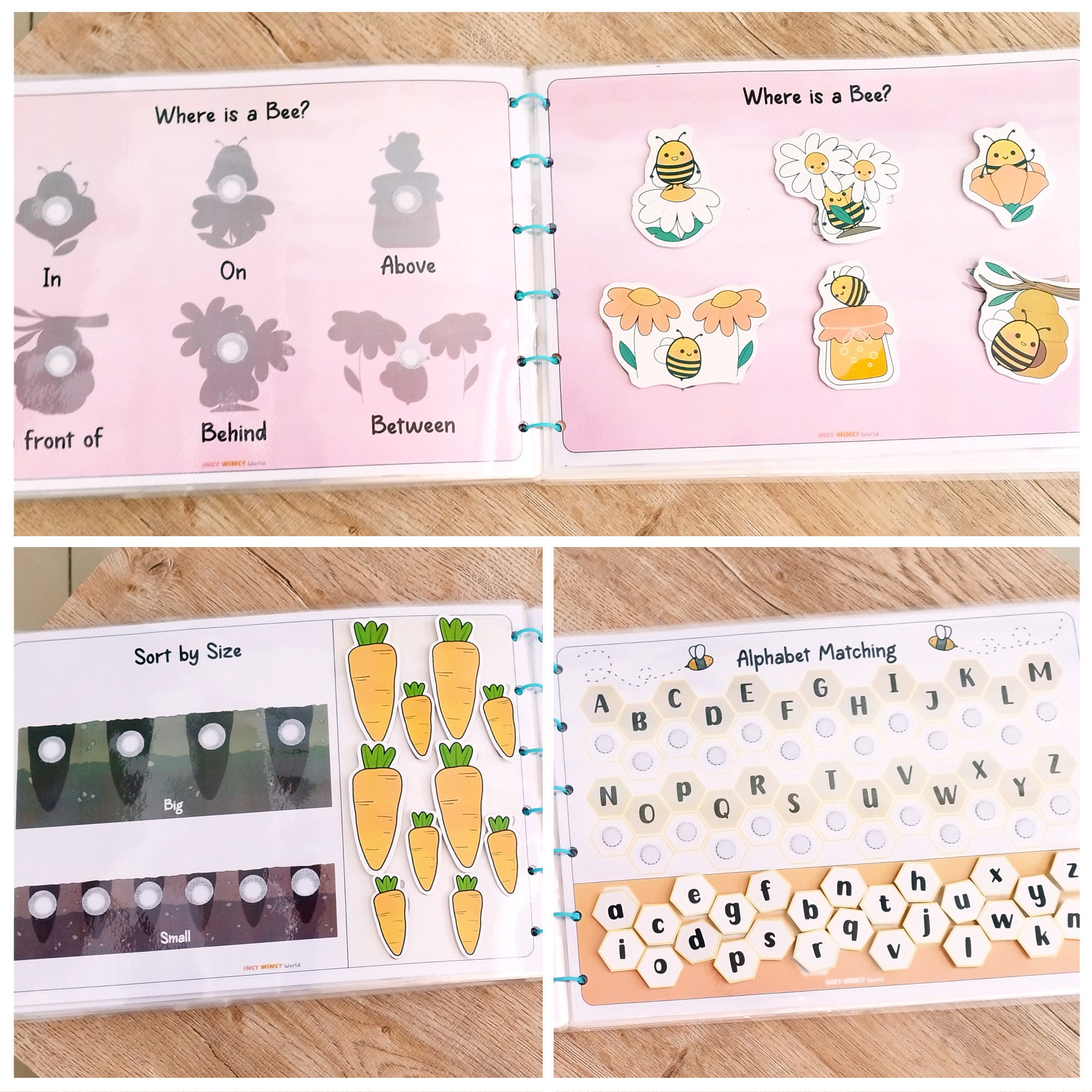 Spring Busy Book, Easter, Activity for Kids, Homeschool Learning Prints ...