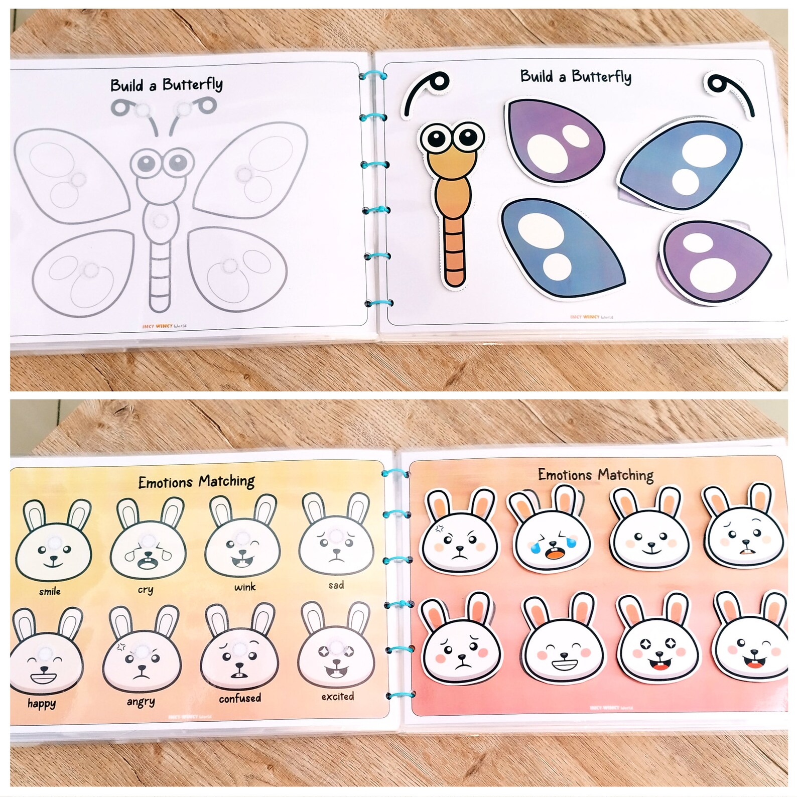 Spring Busy Book, Easter, Activity for Kids, Homeschool Learning Prints ...