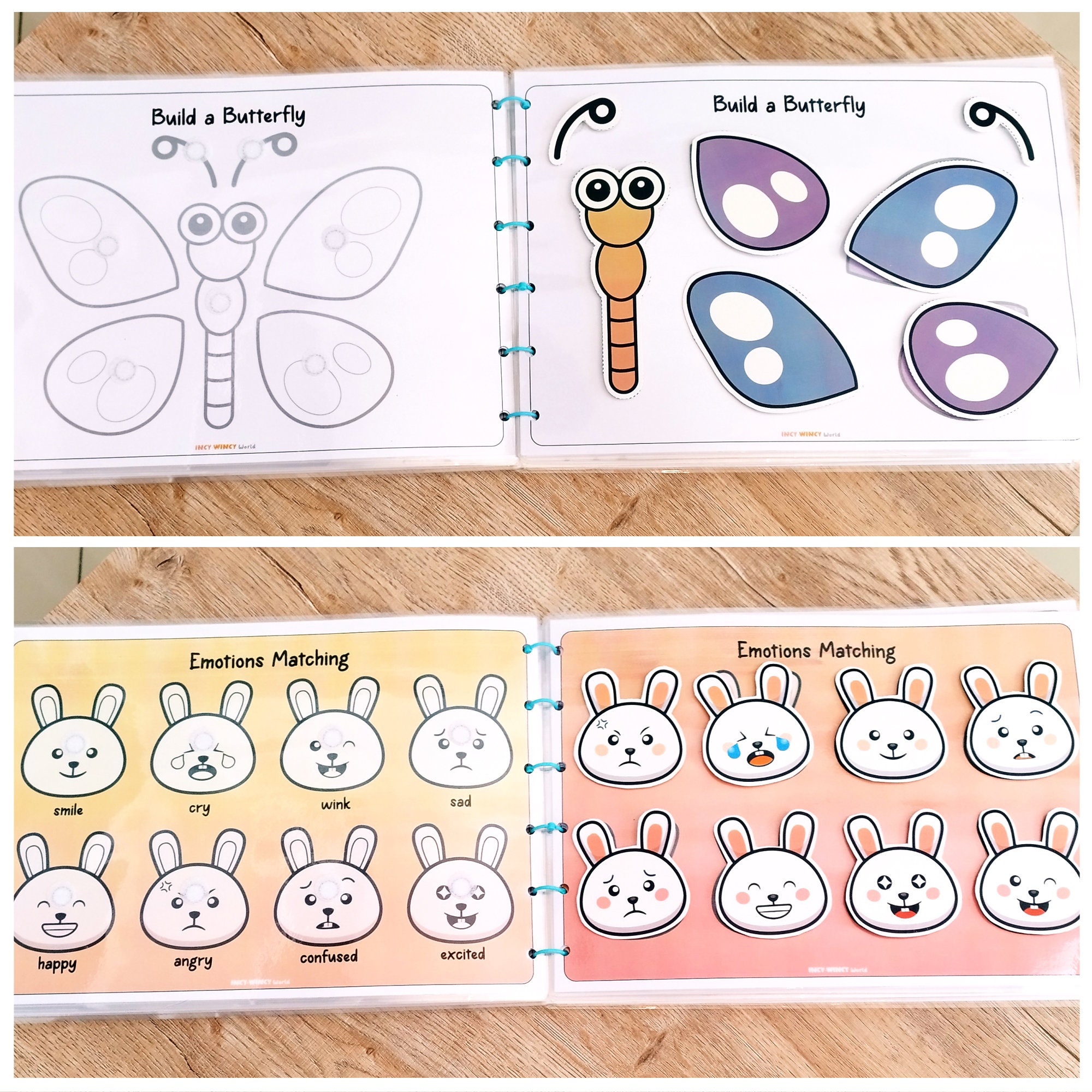 Spring Busy Book, Easter, Activity for Kids, Homeschool Learning Prints ...