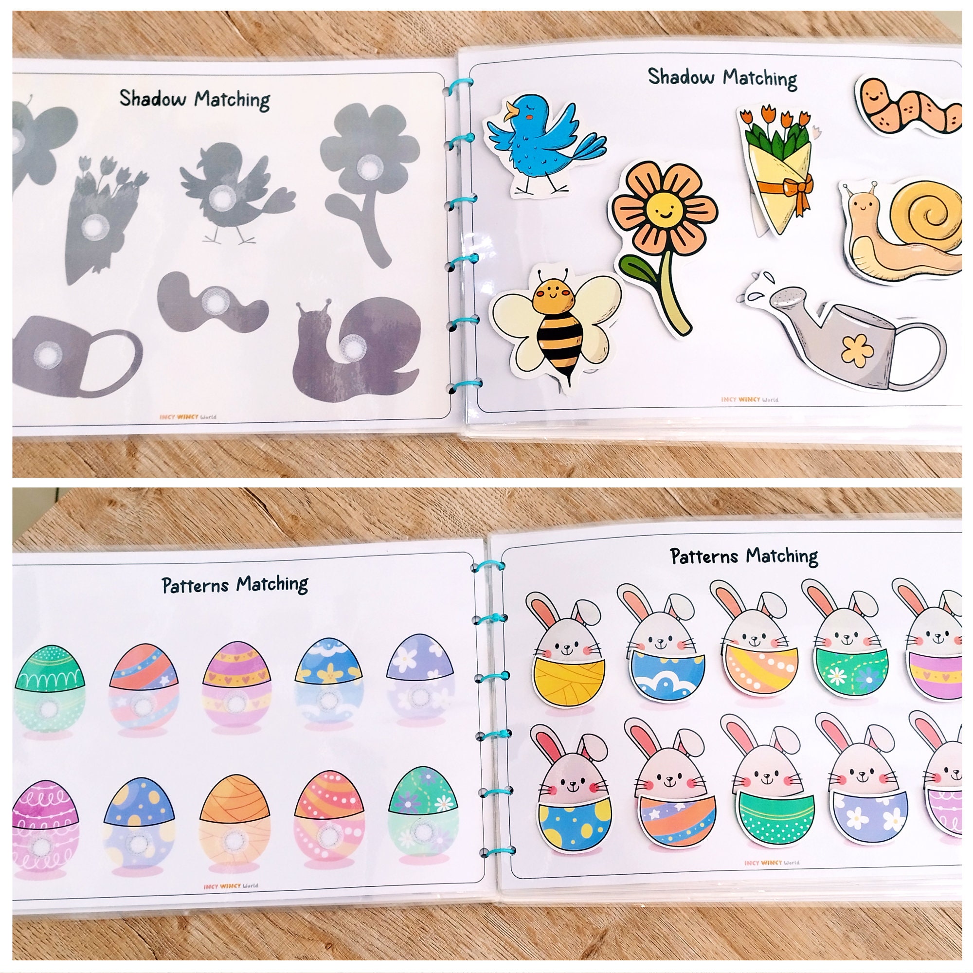 Spring Busy Book, Easter, Activity for Kids, Homeschool Learning Prints ...