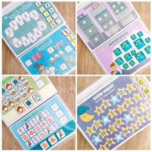 Daily Routine Busy Book, Activity for Kids, Homeschool Learning Prints ...