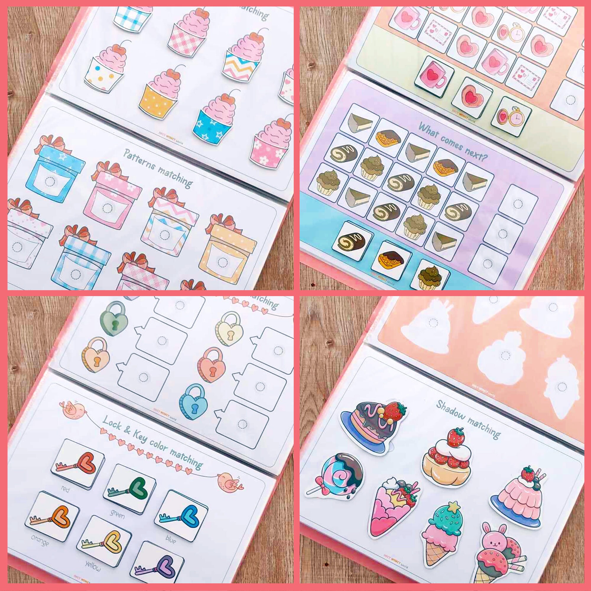 Valentine Busy Book, Activity for Kids, Homeschool Learning Prints ...