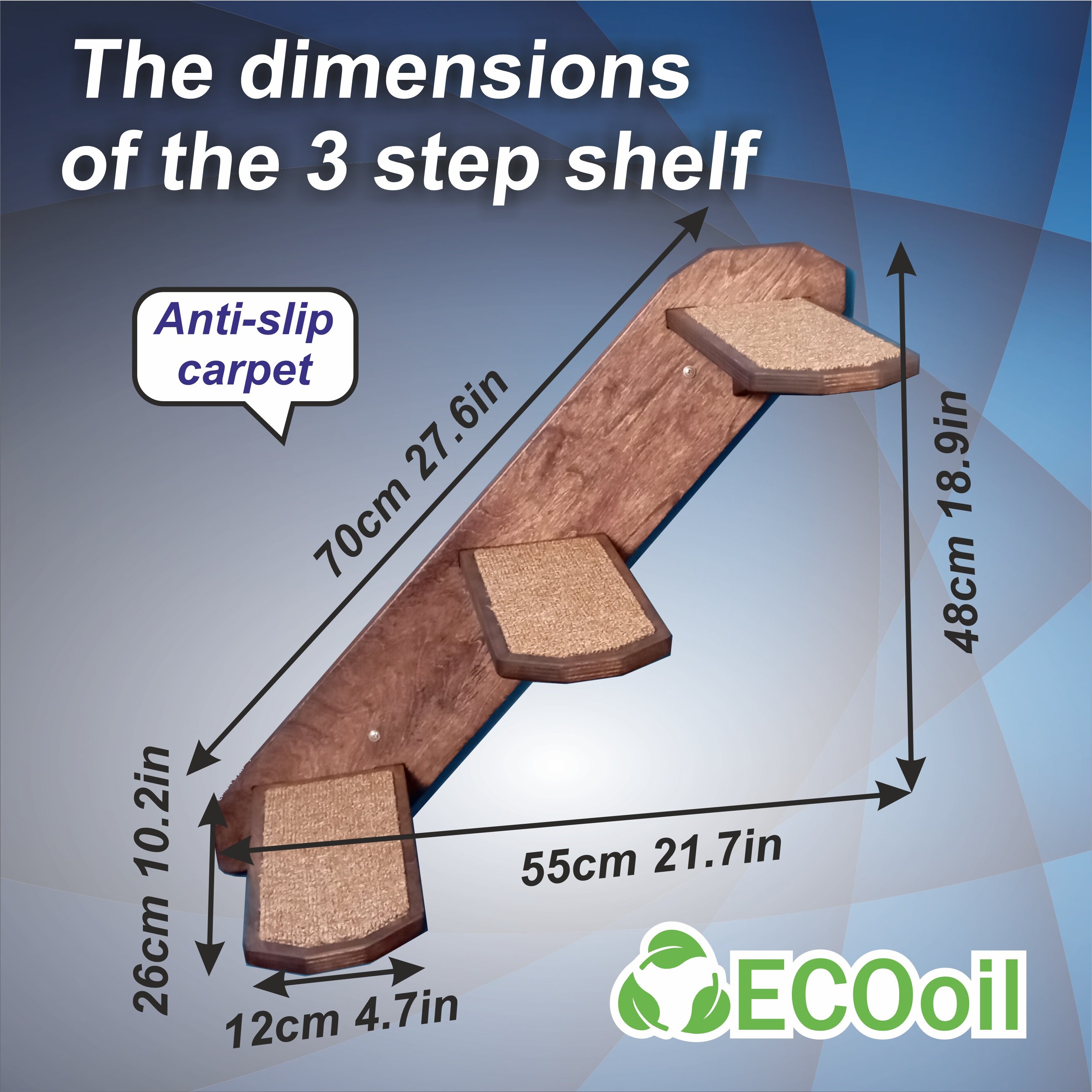 Pet Step Ladder: 3-step Wall-mounted Climber for Cats and Small Dogs - Etsy