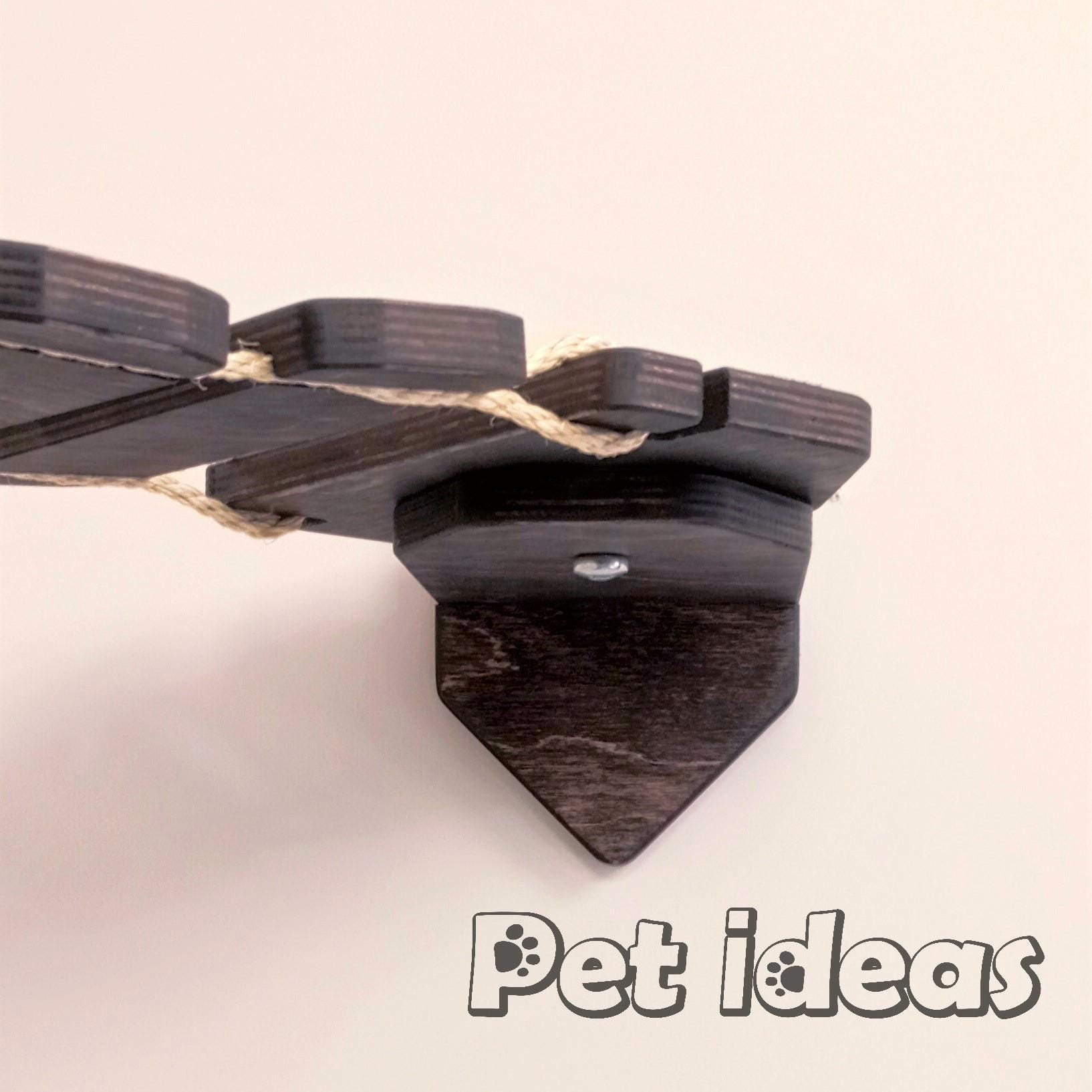 Ceiling Mounted Cat Bridge – Double Cat Walkway With Wall Supports ...