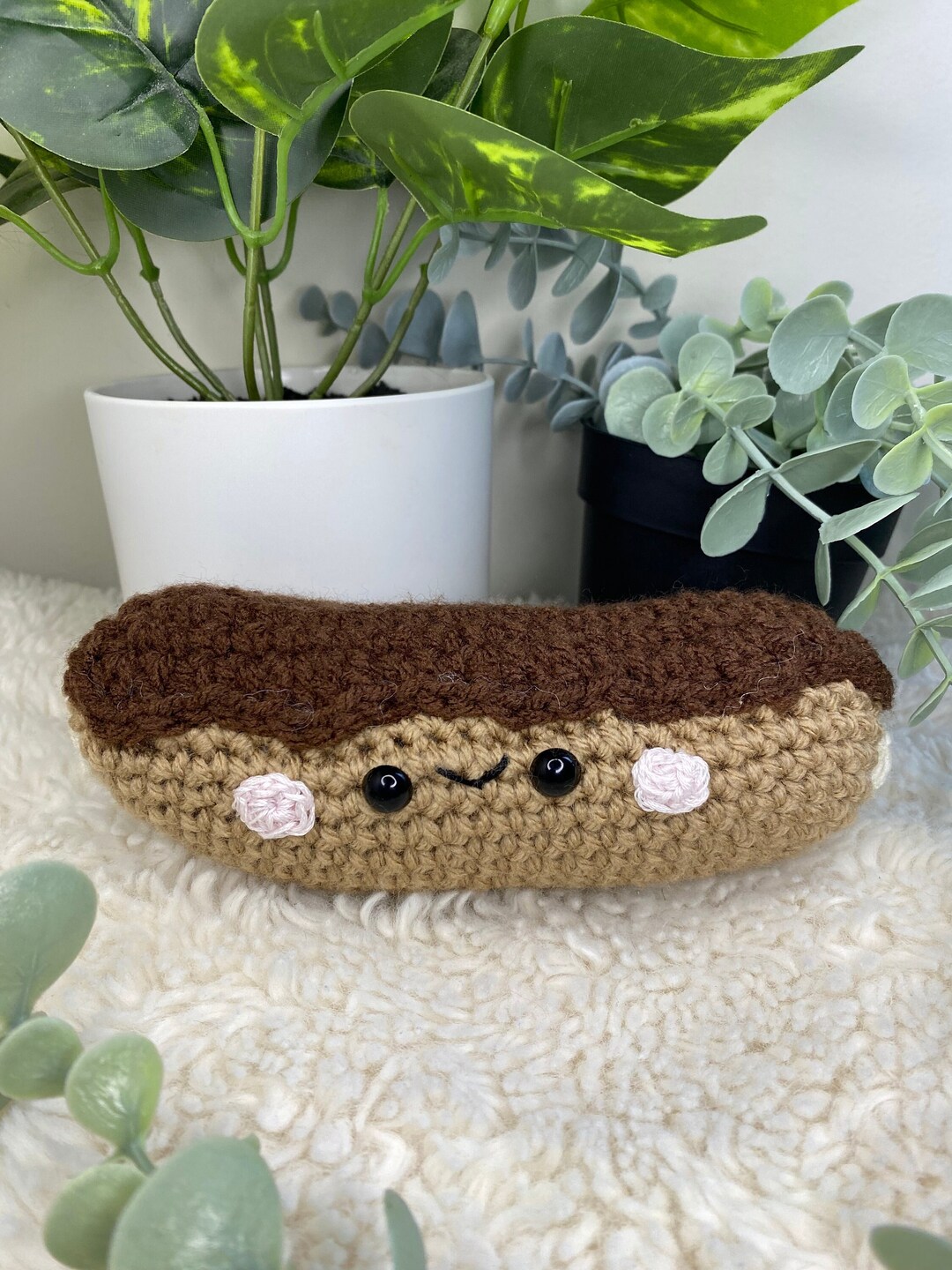 Crocheted Eclair Plush - Etsy
