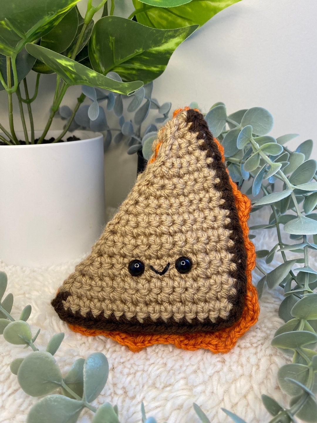 Crocheted Grilled Cheese Plush - Etsy