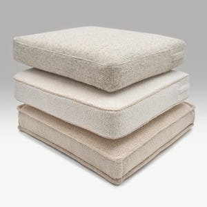 4-inch (10cm) Cushions With Inserts. Box, French Edge, Pipped Edge ...