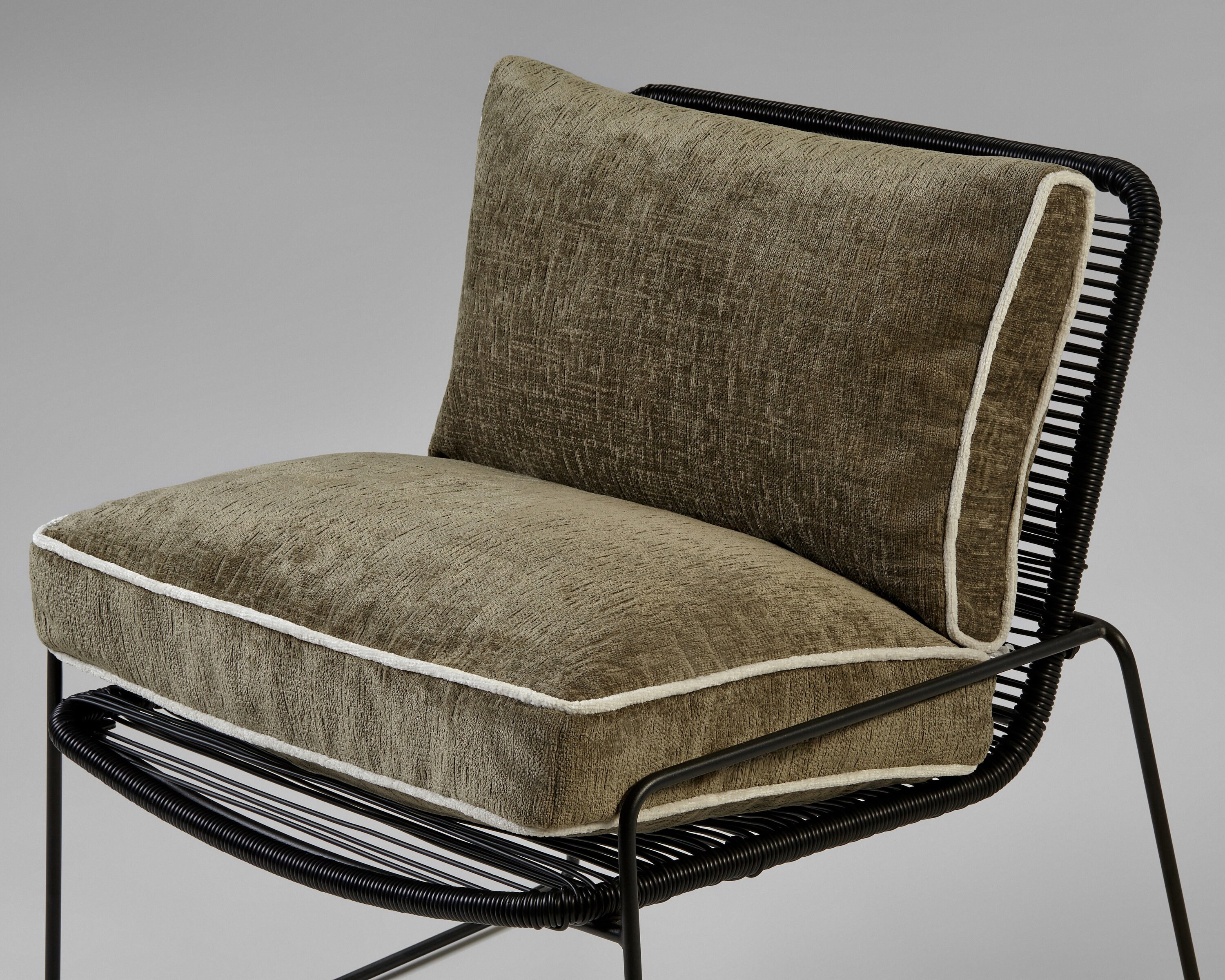 Custom Size and Shape Covers for Cushions. Piping Edges. Modern Fabric ...