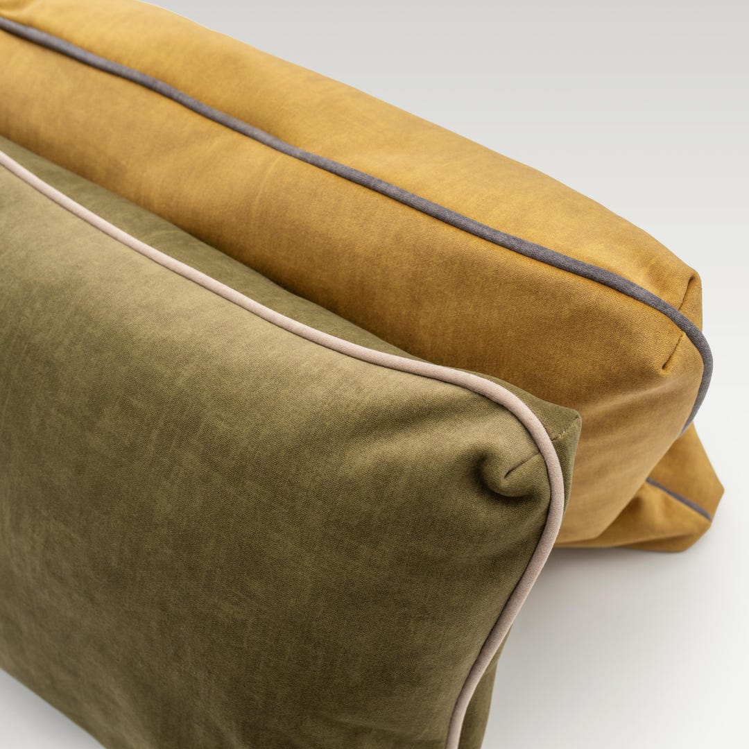 Backrest Cushions With Piping. Custom Pillows. - Etsy