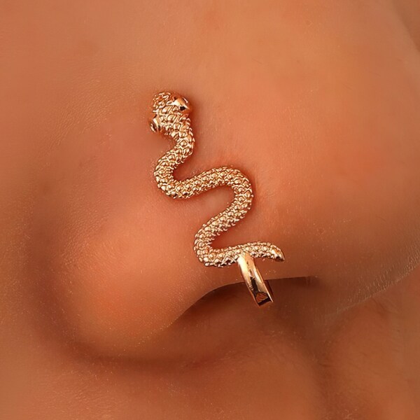Snake Nose Ring - Etsy