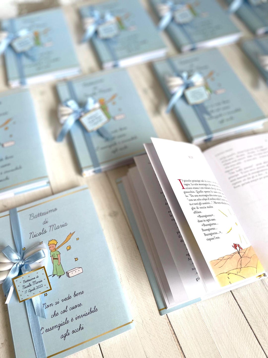 Little Prince Wedding Favor Book With Personalized Cover - Etsy