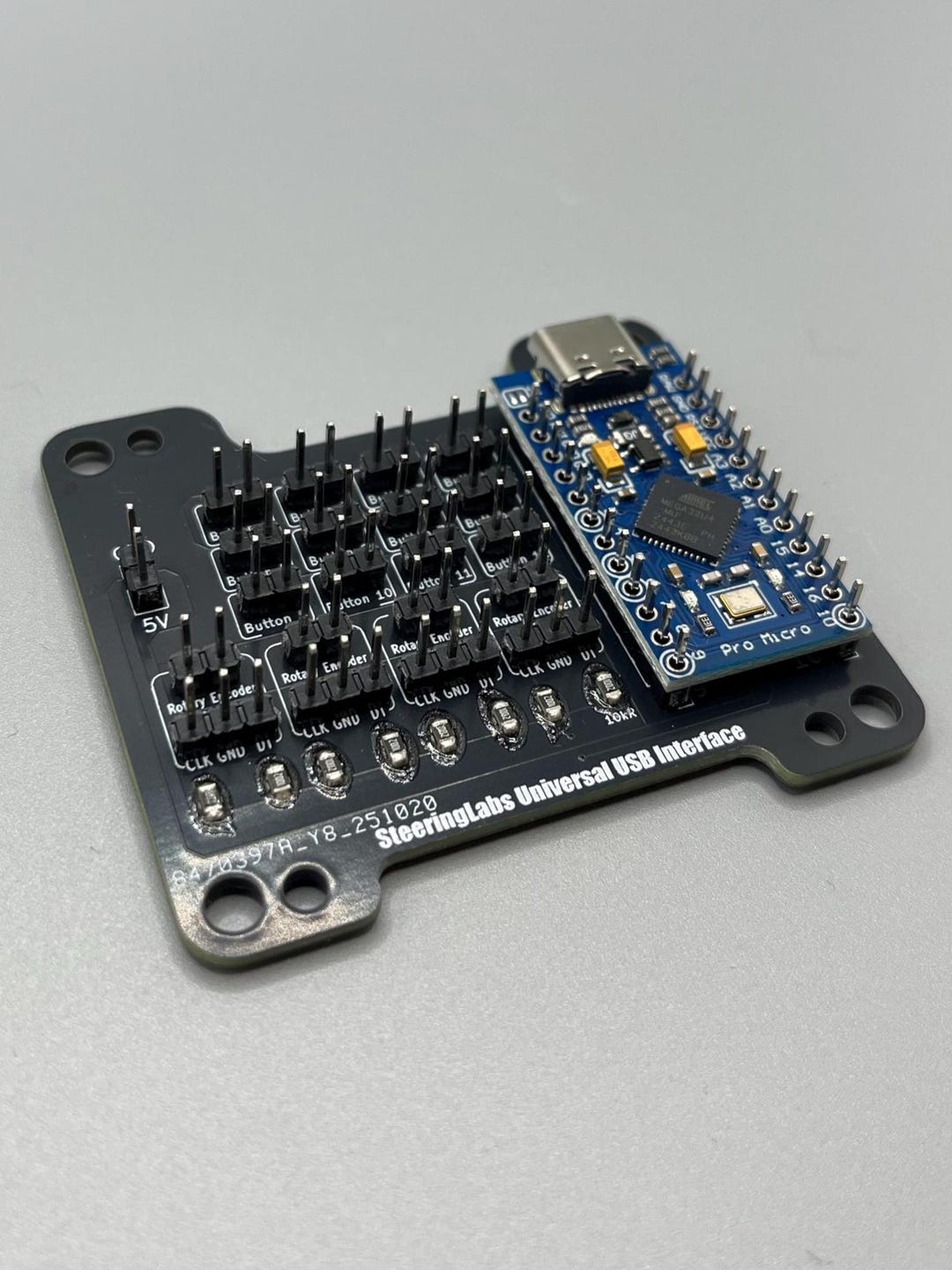 12 Button 4 Rotary Encoder Input Board, DIY Joystick Encoder, Universal ...