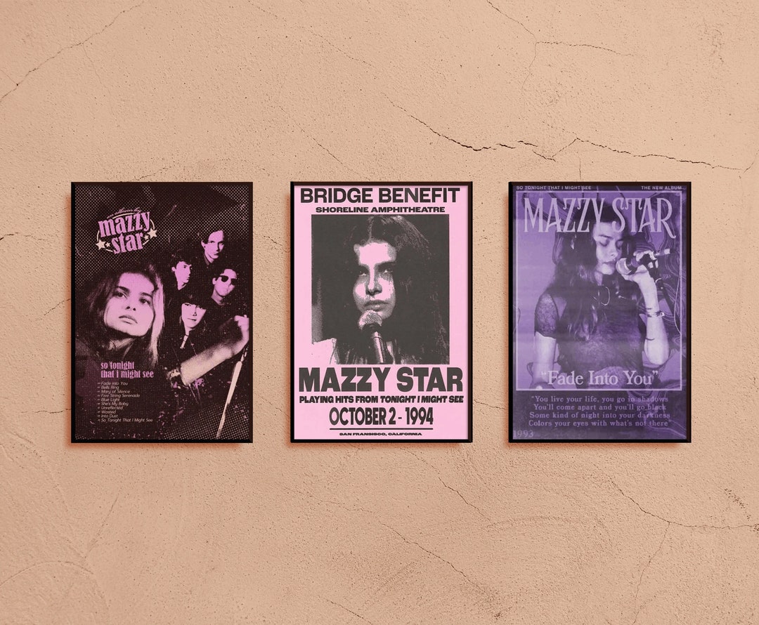 Mazzy Star Poster Prints, Mazzy Star Posters, Mazzy Star Merch, Mazzy ...