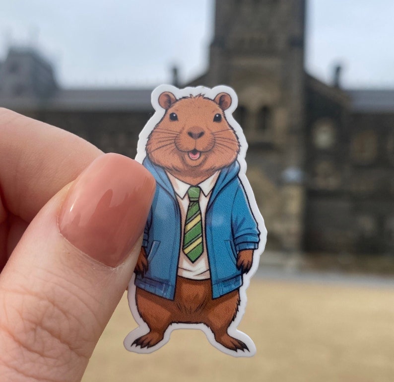 Capybara Stickers Clothed Animal Decals for Laptops, Journals ...