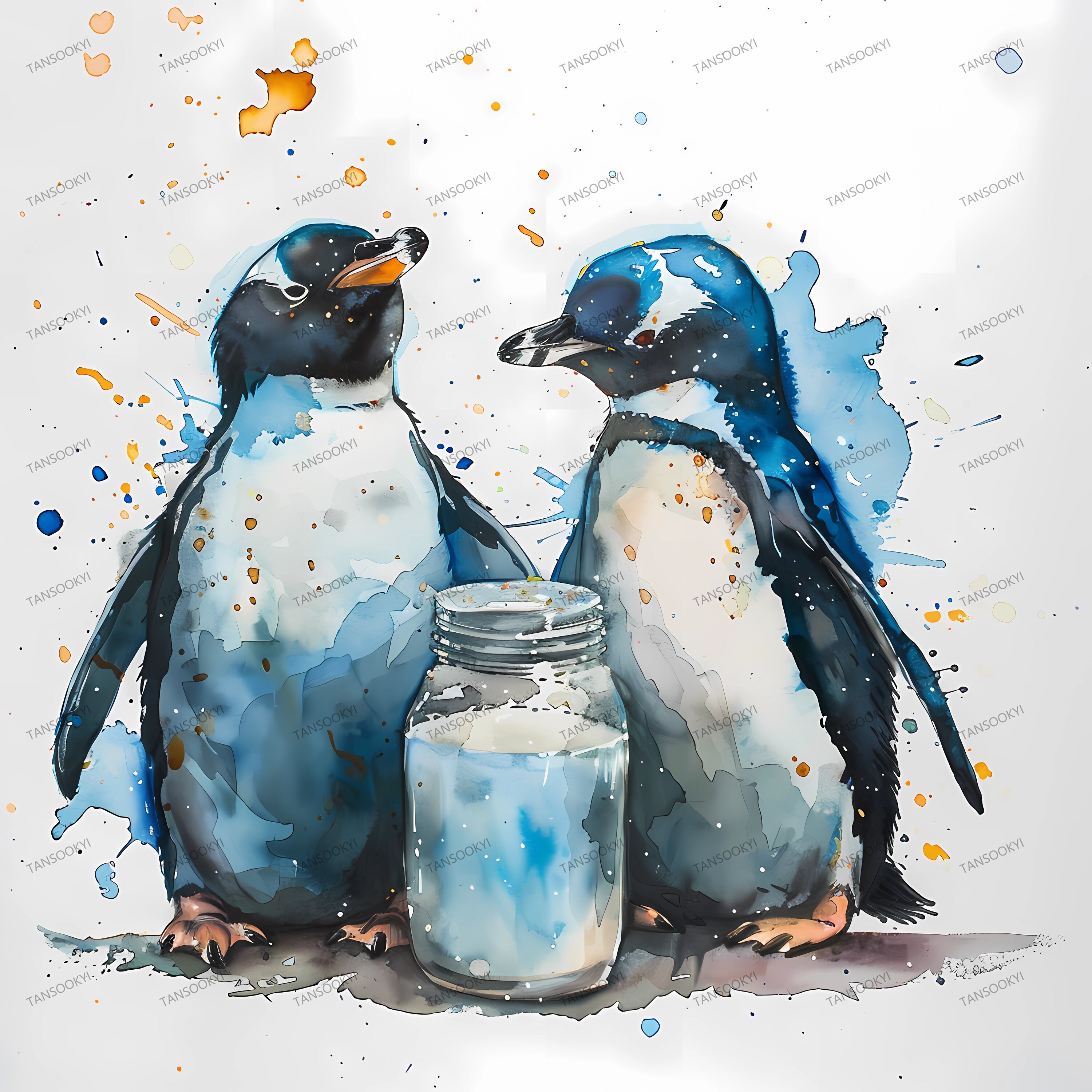 Penguin PNG, Fail Potong Penguin, Penguin Cat Air, Fail Penguin ...