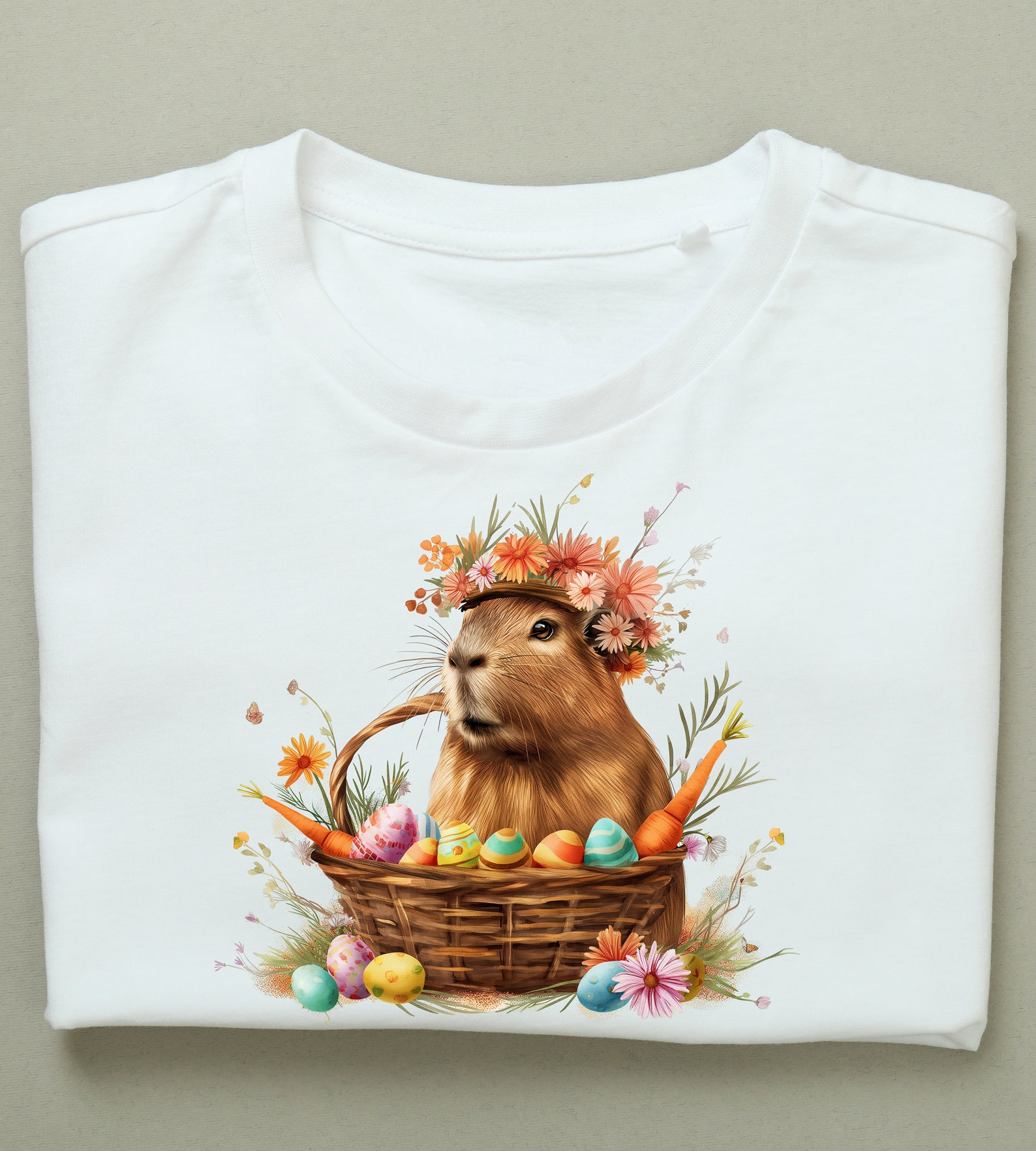 Watercolor Capybara Easter Collection Clipart, 12 PNG Easter Day ...