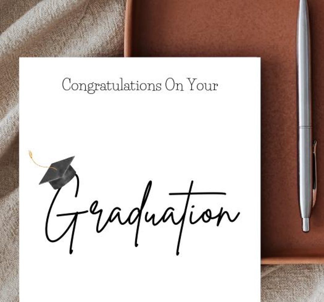 Graduation, Grad, University Card - Etsy