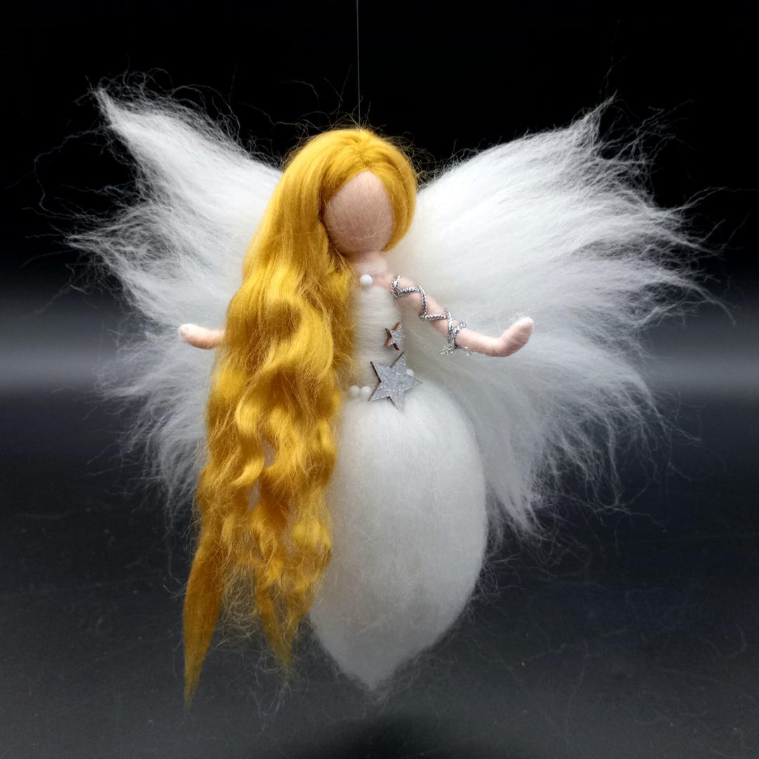 SELECTION Christmas Angels DAVINA & DAFNE - Felt Elf Felt Fairy Star ...