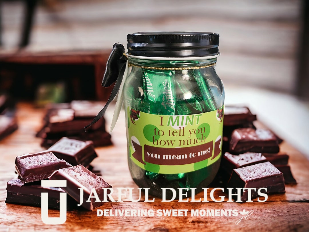Minty Classic Candy Jar A Delightful Gift - Etsy