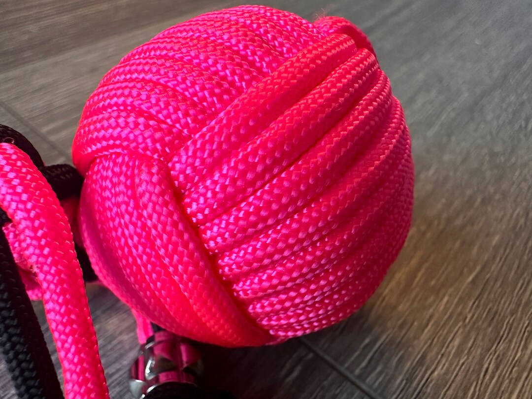 Pink Paracord Monkey Fist Fidget Toy for Adults but Not Like That, Get ...