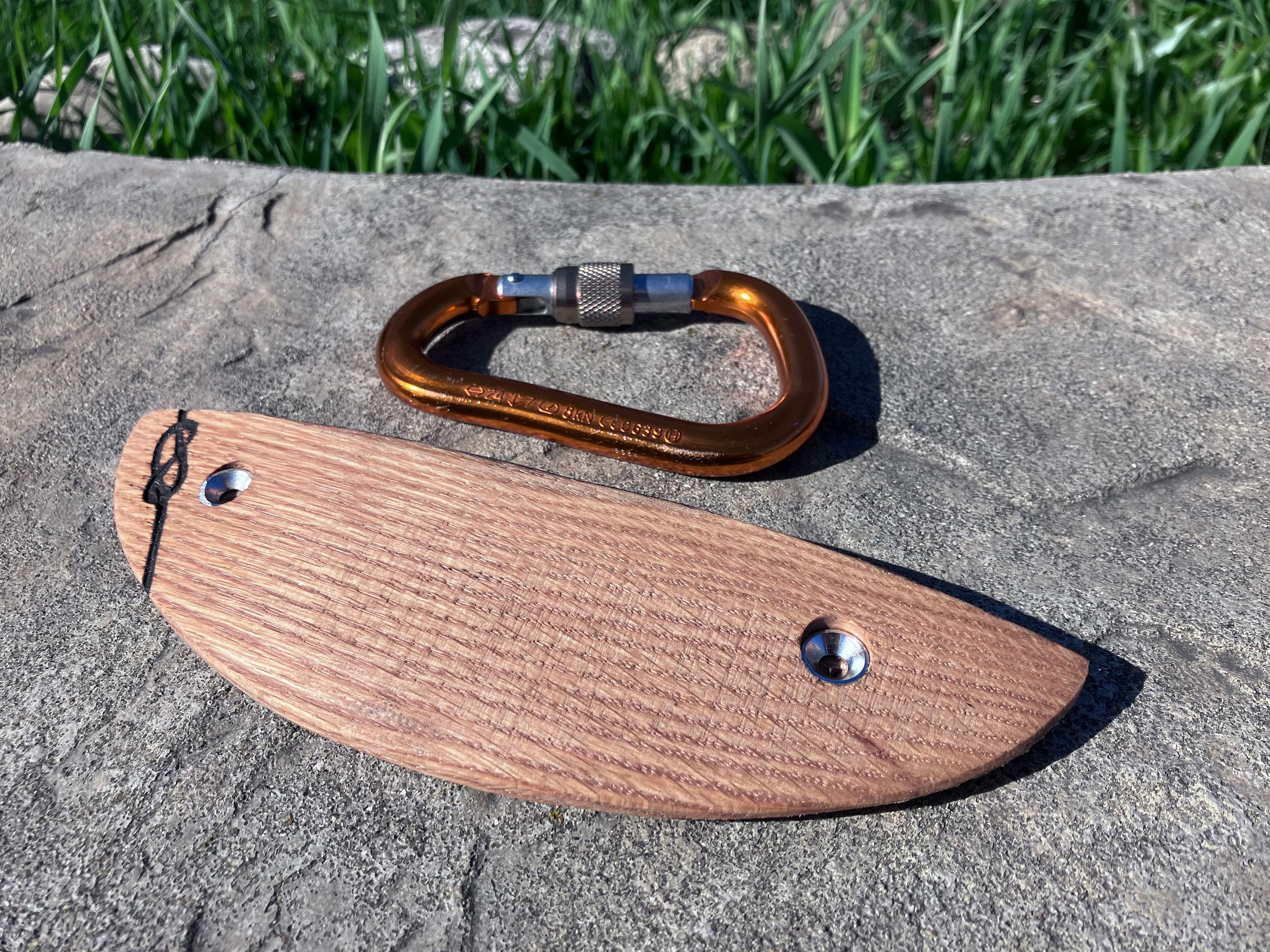 Wooden Climbing Hold Large Crimp - Etsy