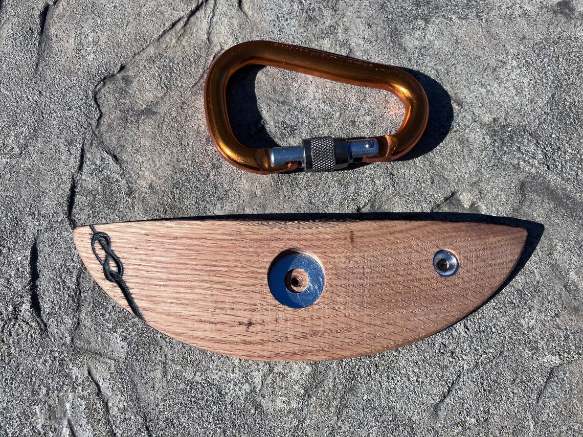 Wooden Climbing Hold Large Crimp - Etsy