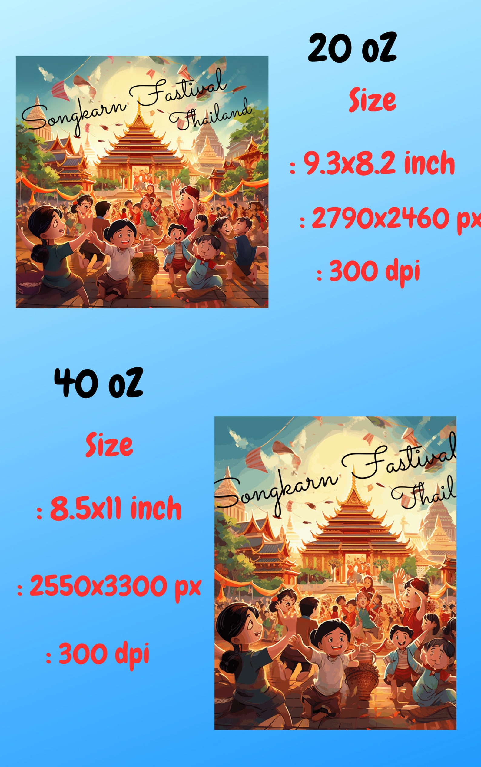 Songkarn Festival Tumbler Wrap, Songkran Festival Inspirational Quotes ...