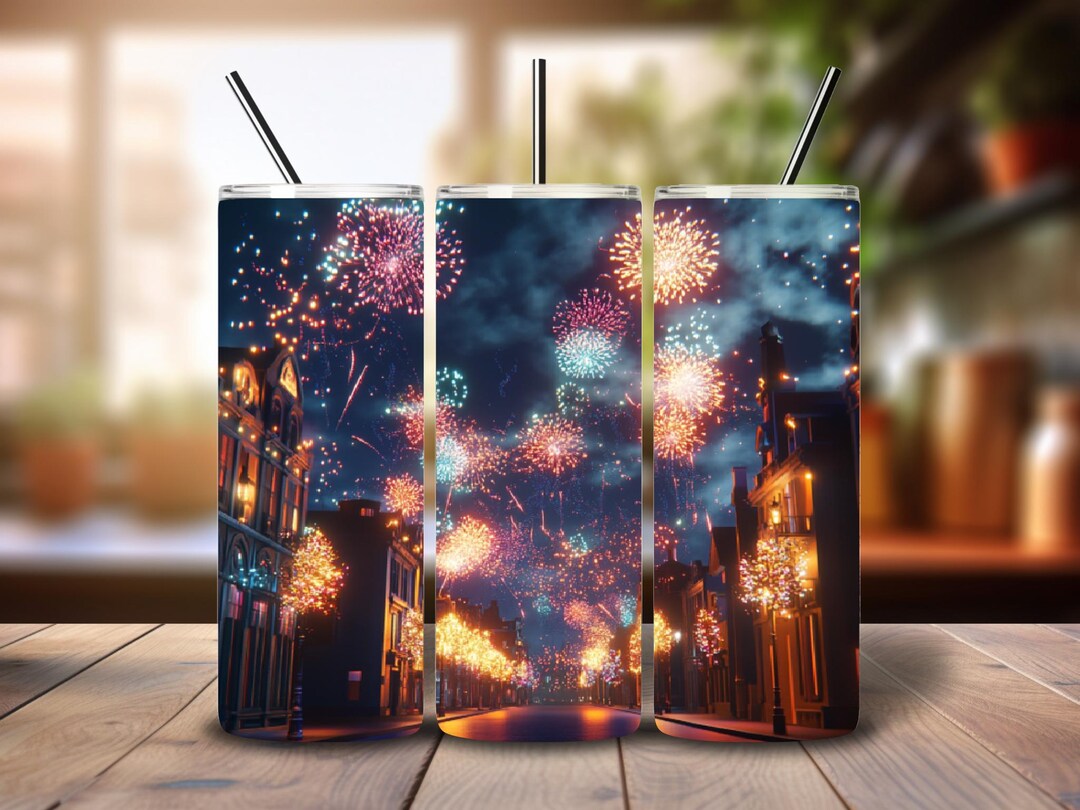 Positive Affirmations Tumbler Wrap, Fireworks Inspirational Quotes PNG ...