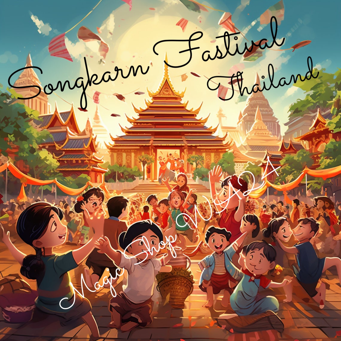 Songkarn Festival Tumbler Wrap, Songkran Festival Inspirational Quotes ...