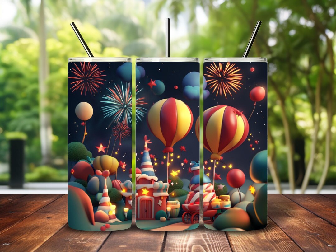 Positive Affirmations Tumbler Wrap, Fireworks Inspirational Quotes PNG ...