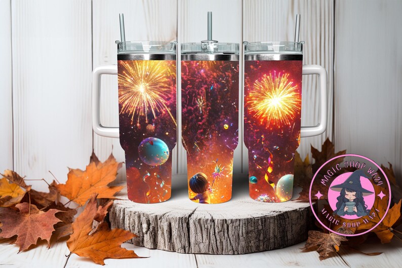 Positive Affirmations Tumbler Wrap, Fireworks Inspirational Quotes PNG ...