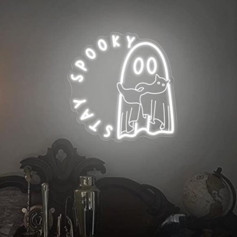 Halloween Lighted Sign - Etsy