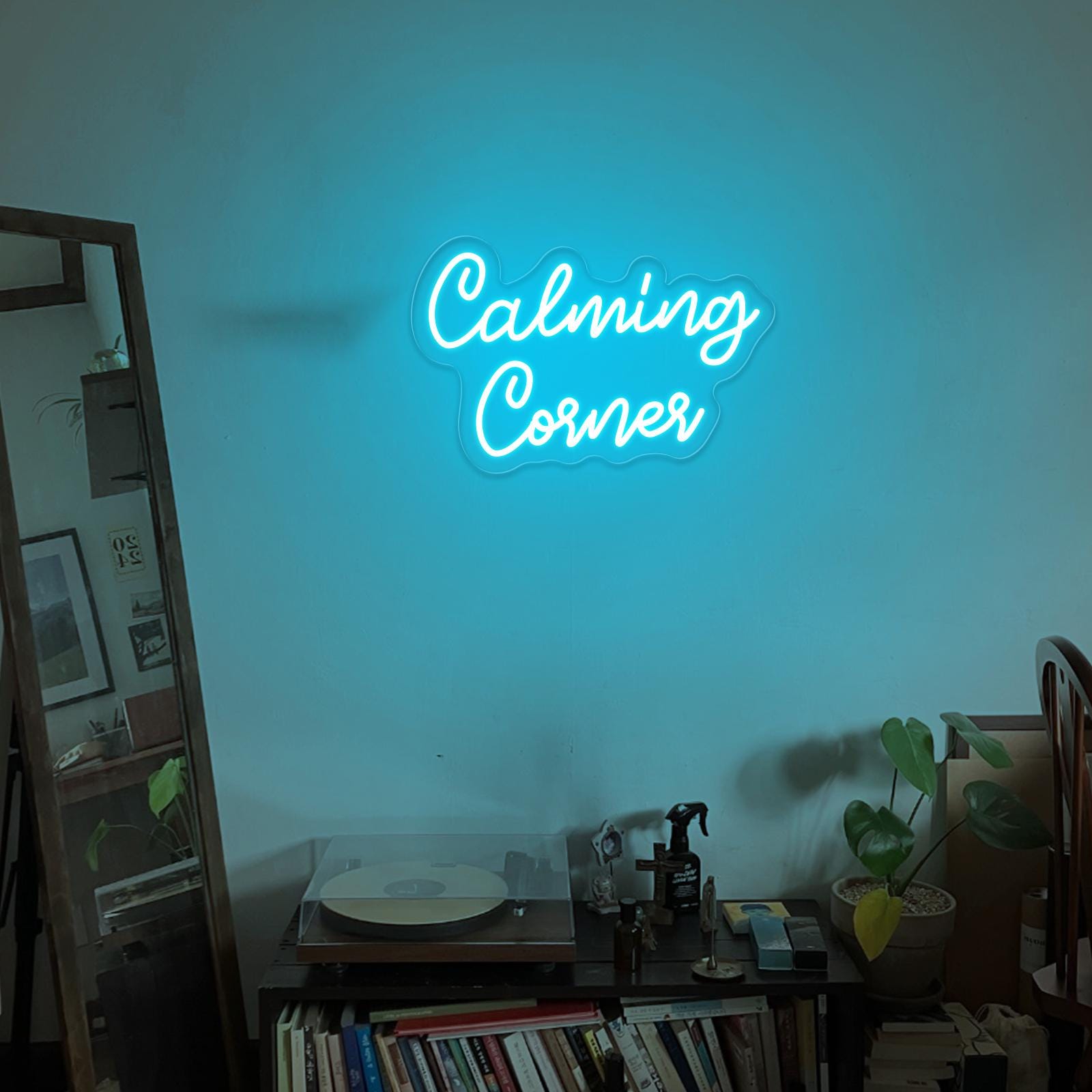 Calming Corner Neon Sign, Calming Area Neon Light, Calm Breathing ...