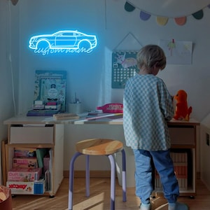 Custom Name Car Led Neon Sign, Personalized Led Light for Garage, Home ...