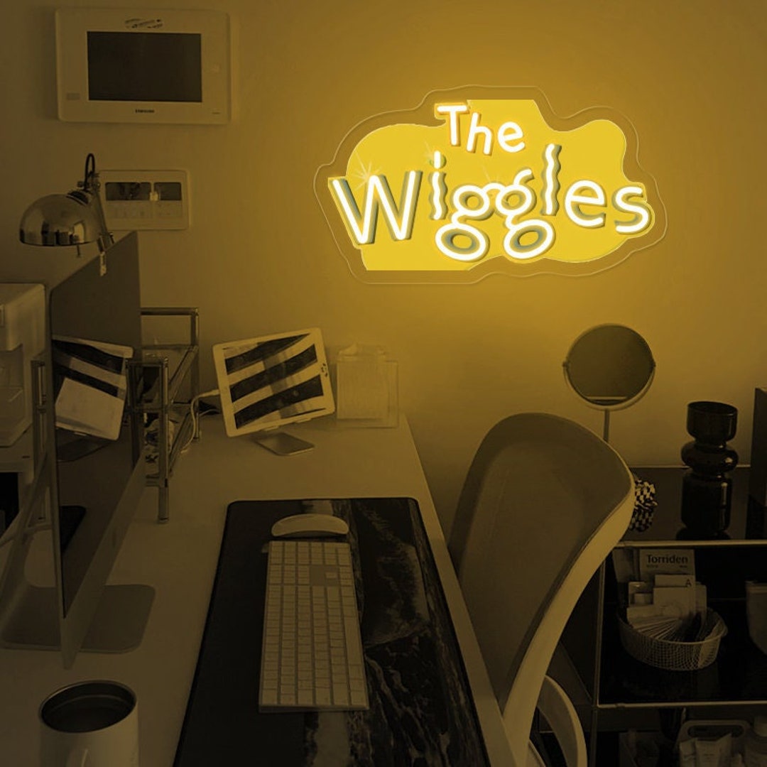 The Wiggles Neon Sign, Kid's Room Decor, New Year Gifts, Boy/girl Room ...