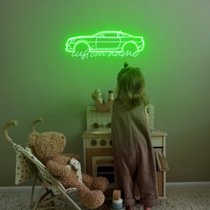 Custom Name Car Led Neon Sign, Personalized Led Light for Garage, Home ...