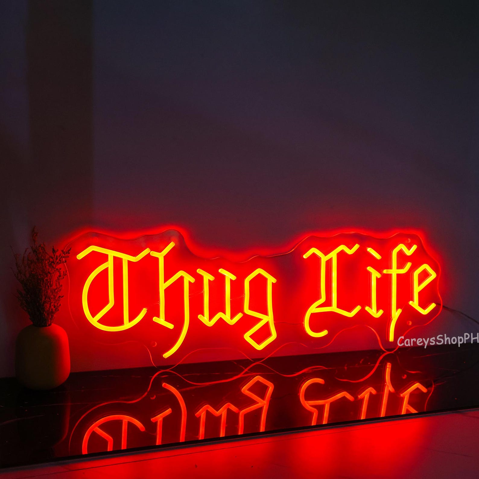 Thug Life Neon Sign, Golden Girls Inspired Neon Light, Gothic Home ...